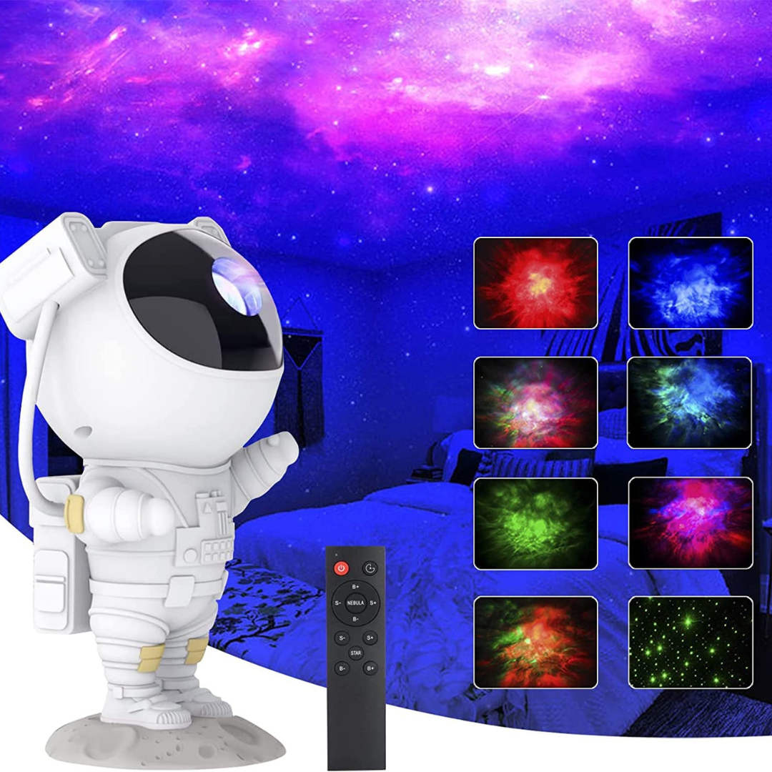 Astronaut Galaxy Projector Rechargeable Lamp with Remote Control ...